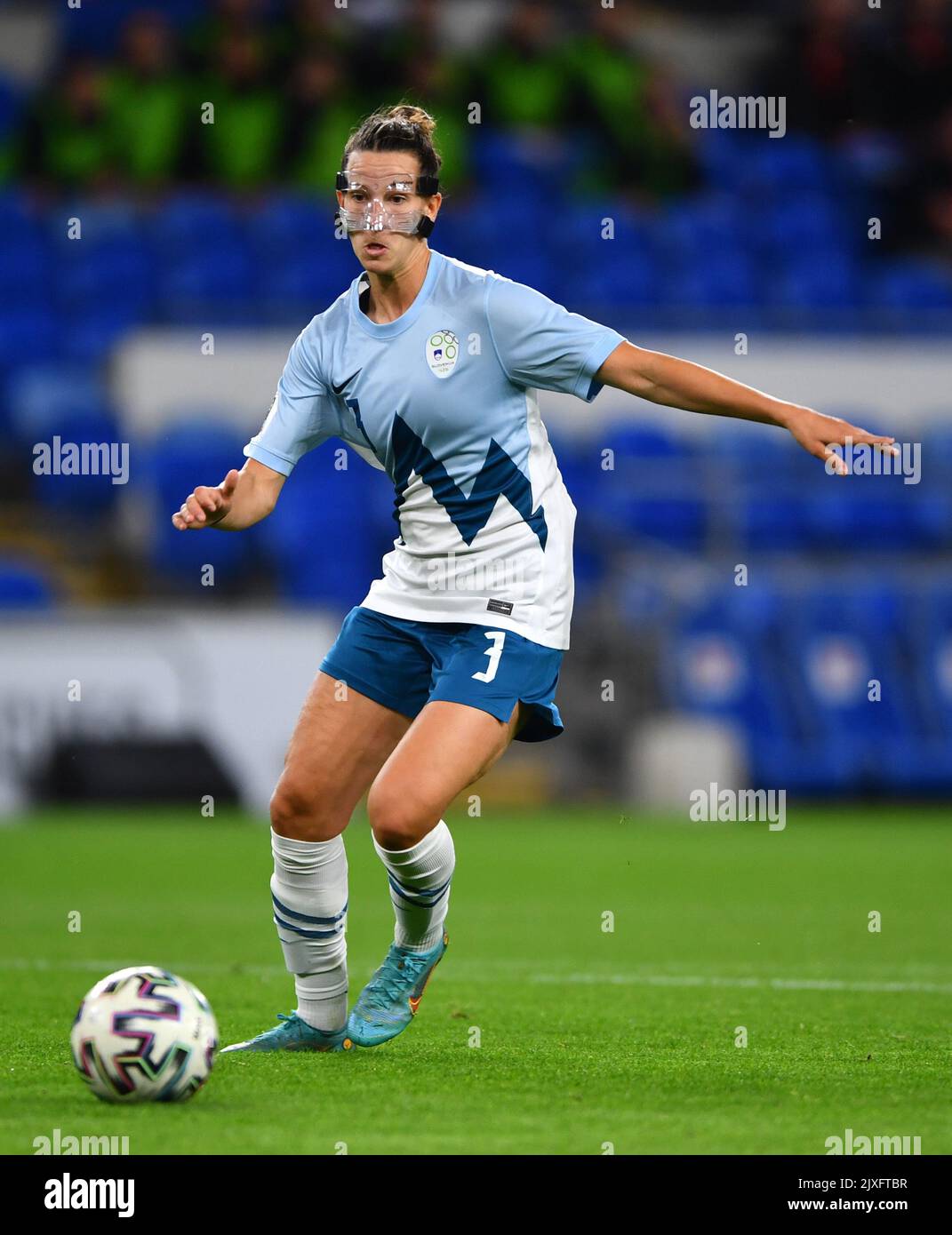 Slovenia's Sara Agrez during the 2023 FIFA Women's World Cup Qualifying ...