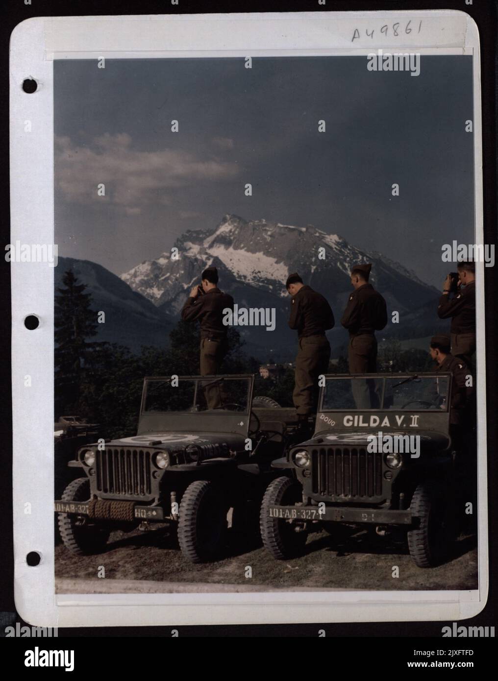 Berchtesgaden, Germany. Touring The Bavarian Alps In Their Jeeps ...