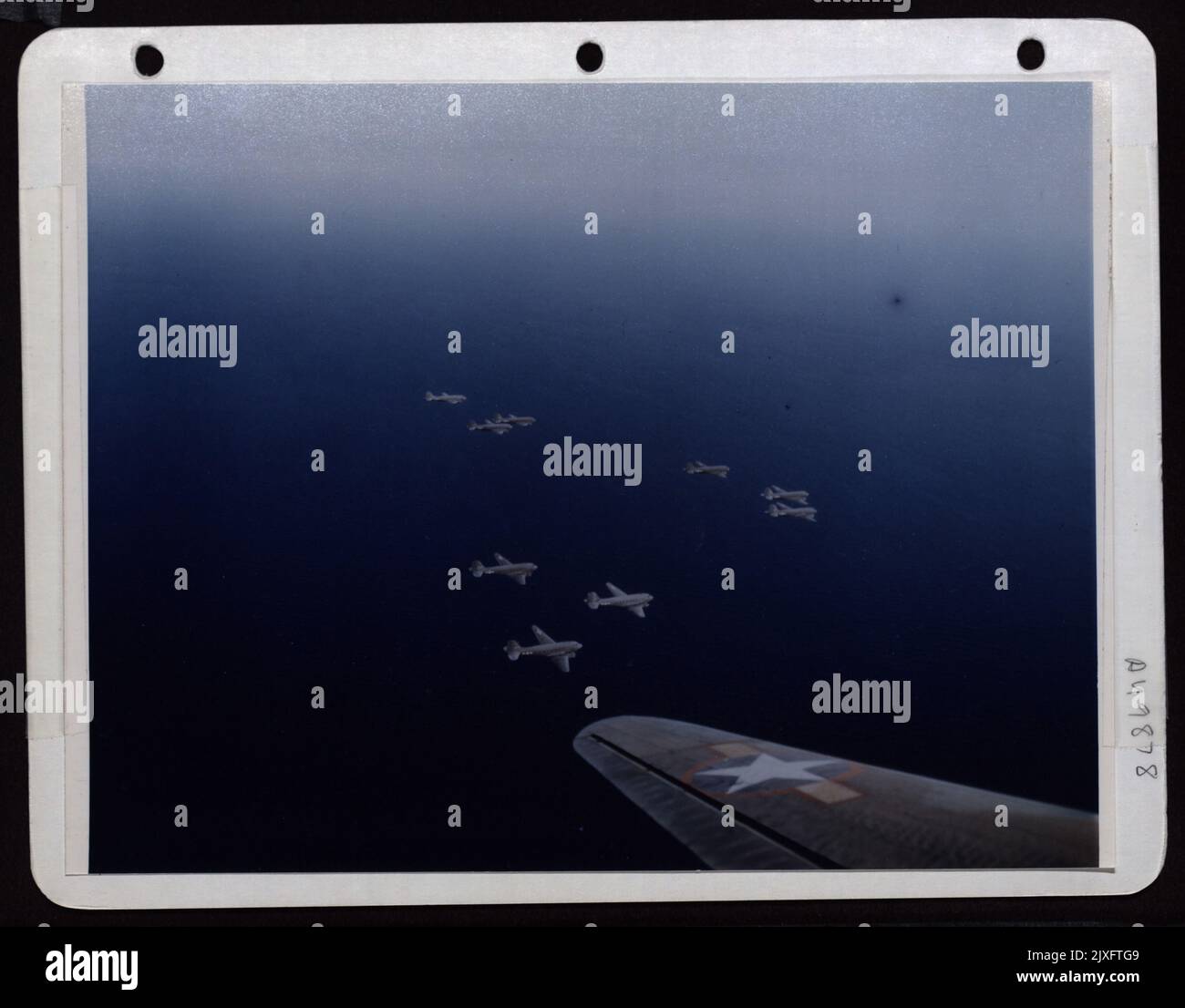 Douglas C-47 Troop Carrier Planes Off On A Mission Stock Photo - Alamy