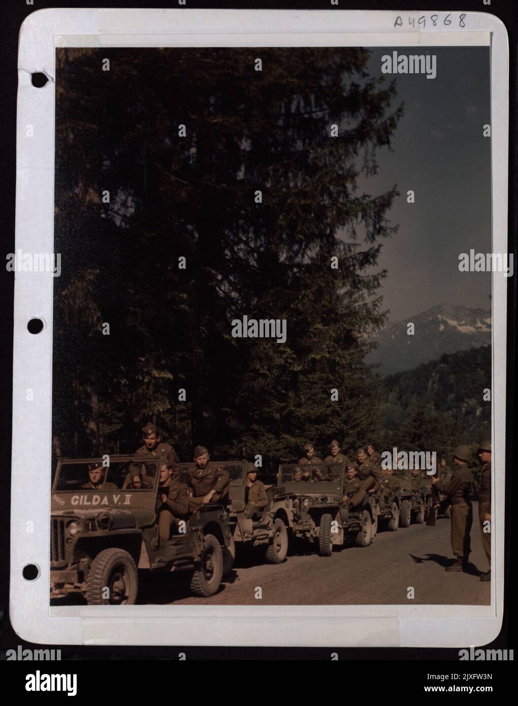 Berchtesgaden, Germany. Touring The Bavarian Alps In Their Jeeps ...