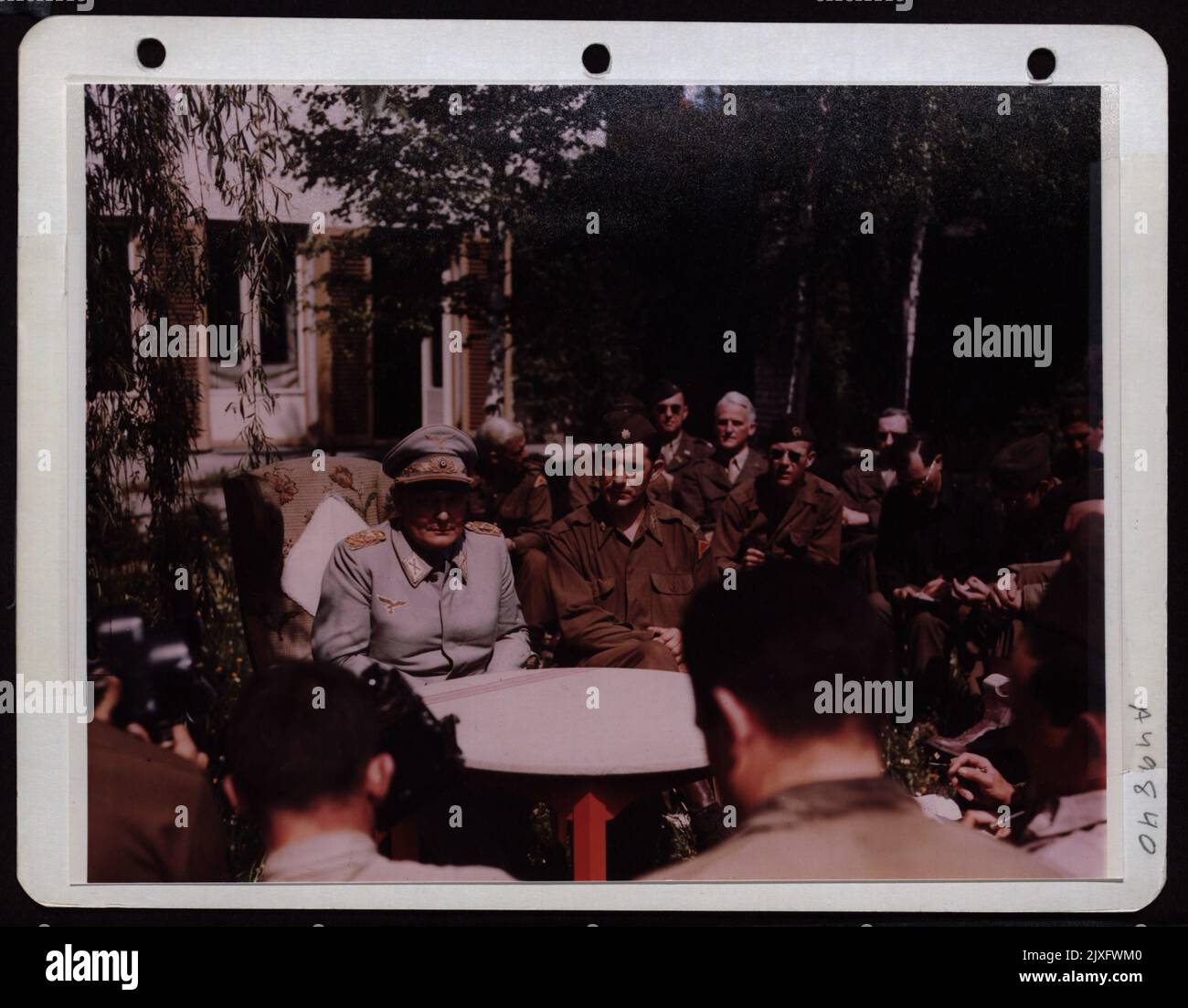 Goering Interview With Allied Press - May 1945. Newspapermen, Radio ...