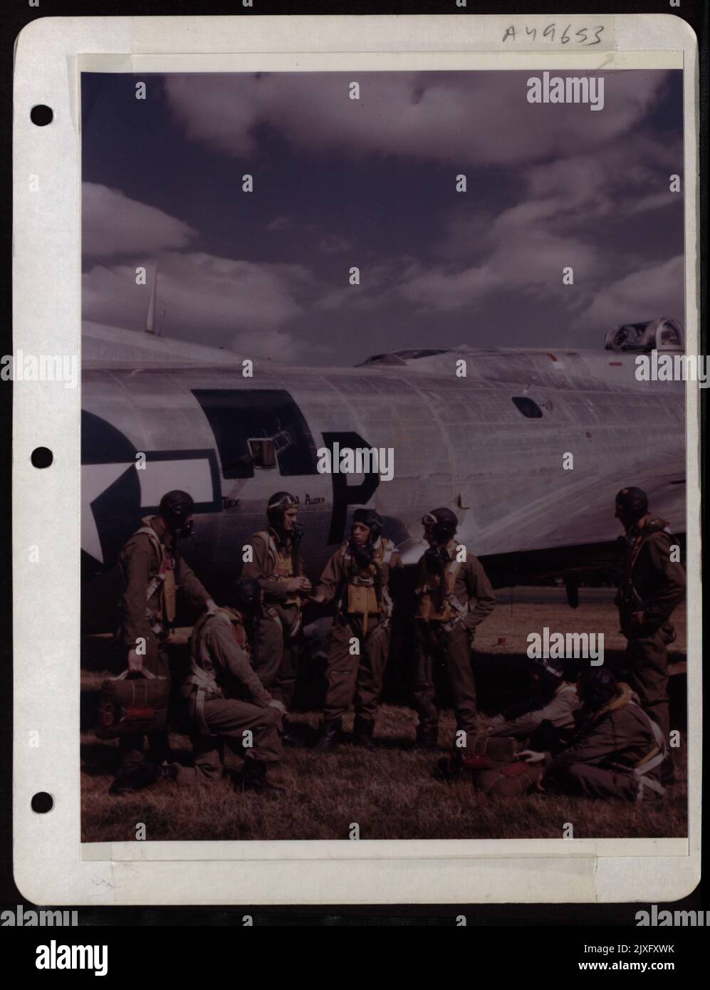 8Th Af Crew Members Stock Photo - Alamy