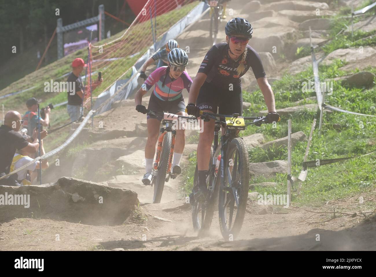 Val Di Sole, Italy. 04th Sep, 2022. (56) Nicole Koller (SUI) and (77 ...