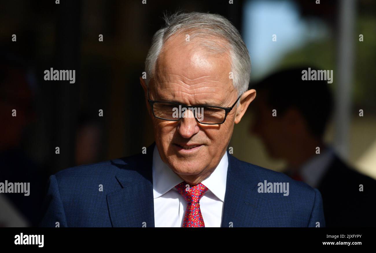 Prime Minister Malcolm Turnbull at Ermington West Public School in ...