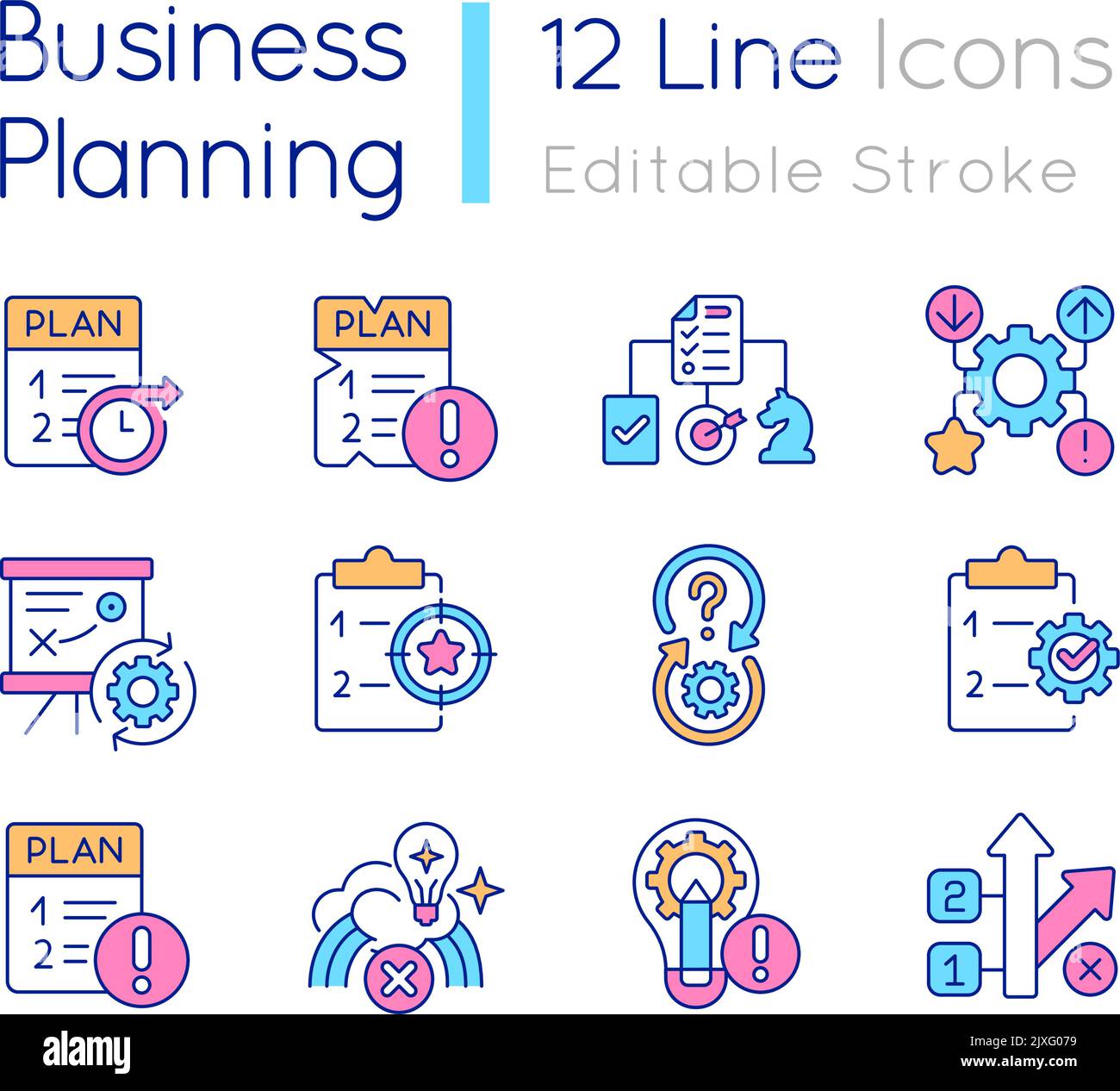 Business planning rgb color Cut Out Stock Images & Pictures - Alamy