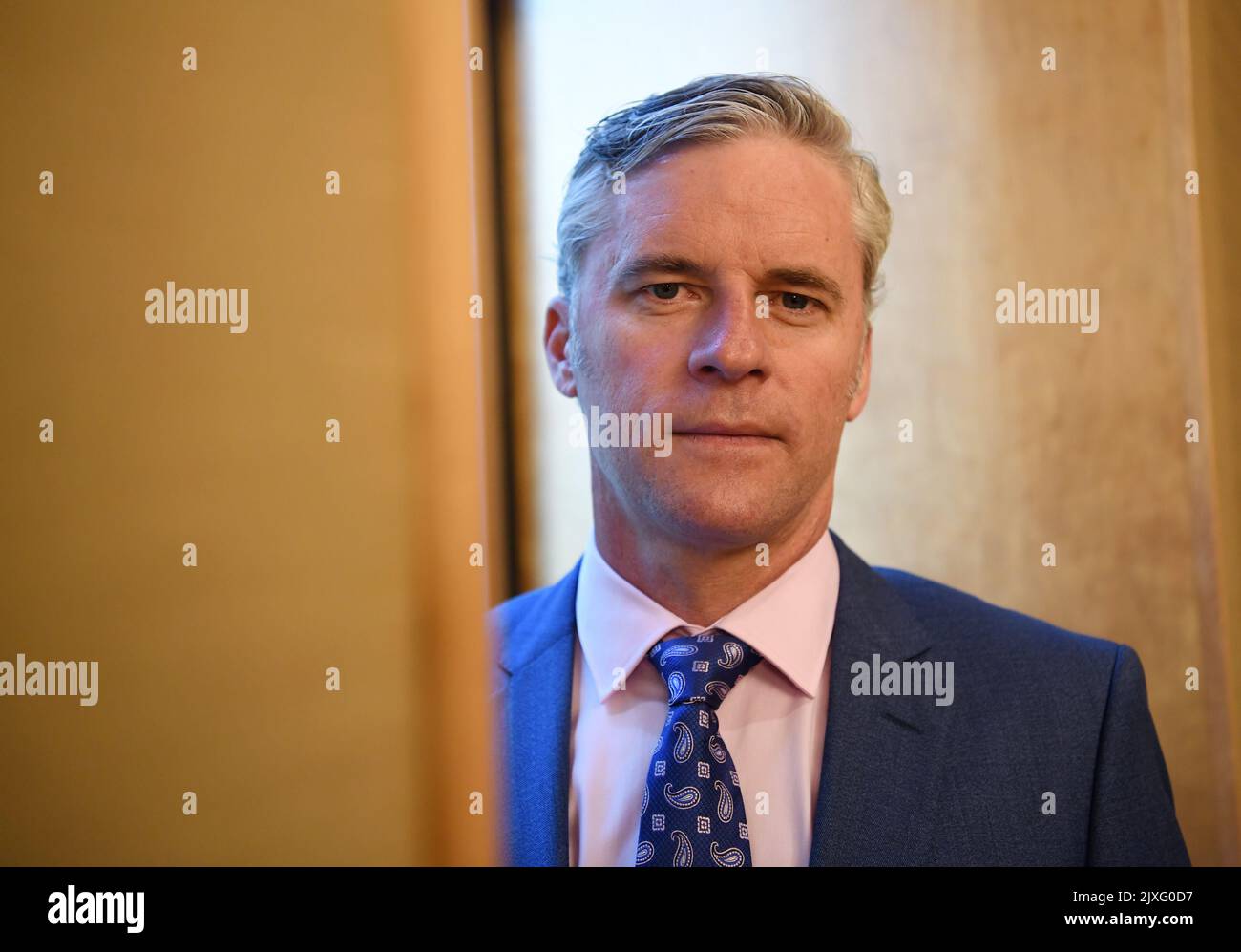 Thredbo landslide survivor Stuart Diver poses for a photograph before ...