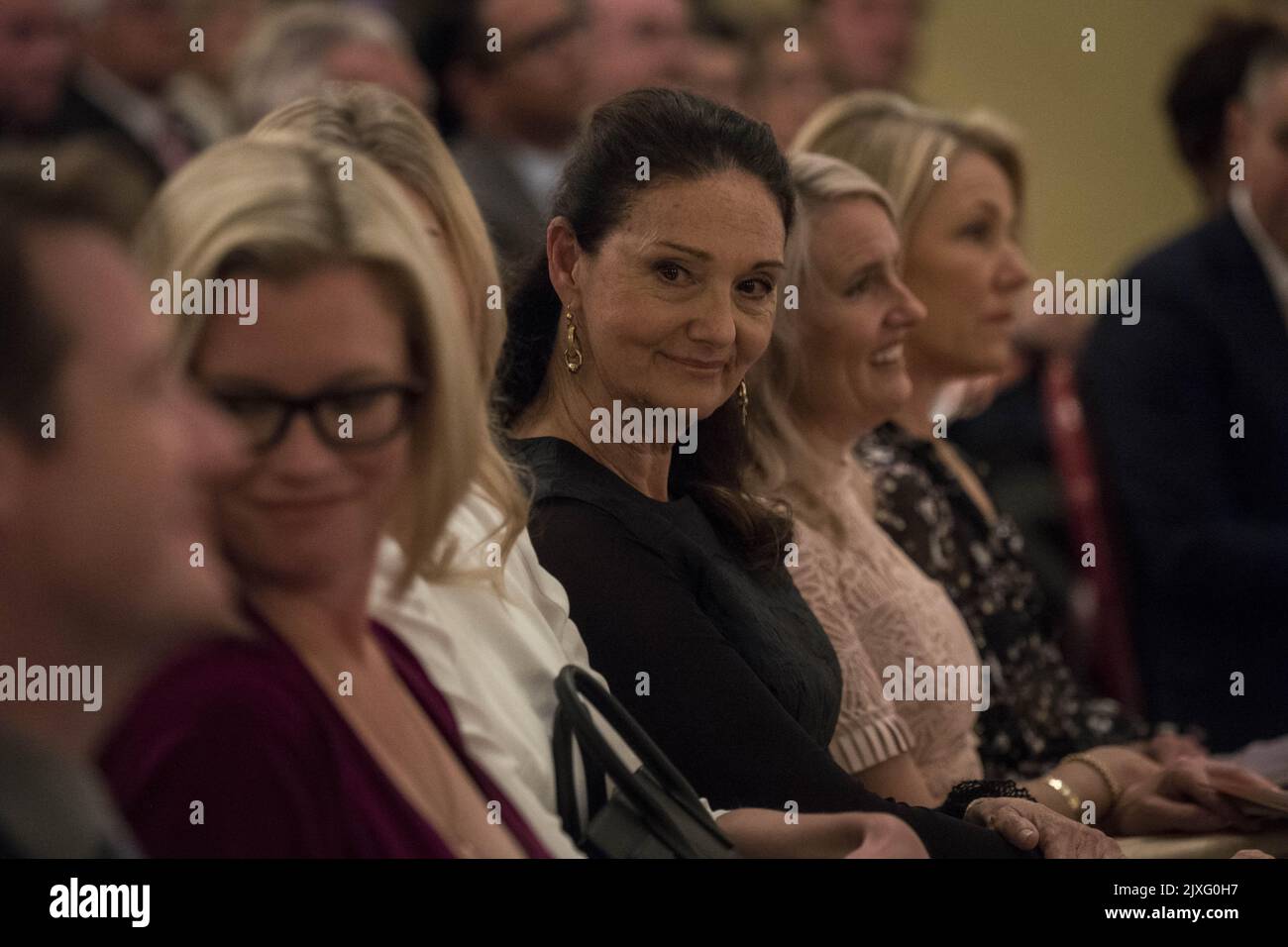 The wife of Hon. Kim Beasley AC, Susie Annus and extended family watch ...