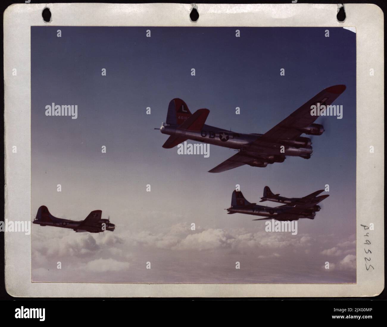 Boeing B-17S Of The 8Th Air Force In Practice Formation Over England ...