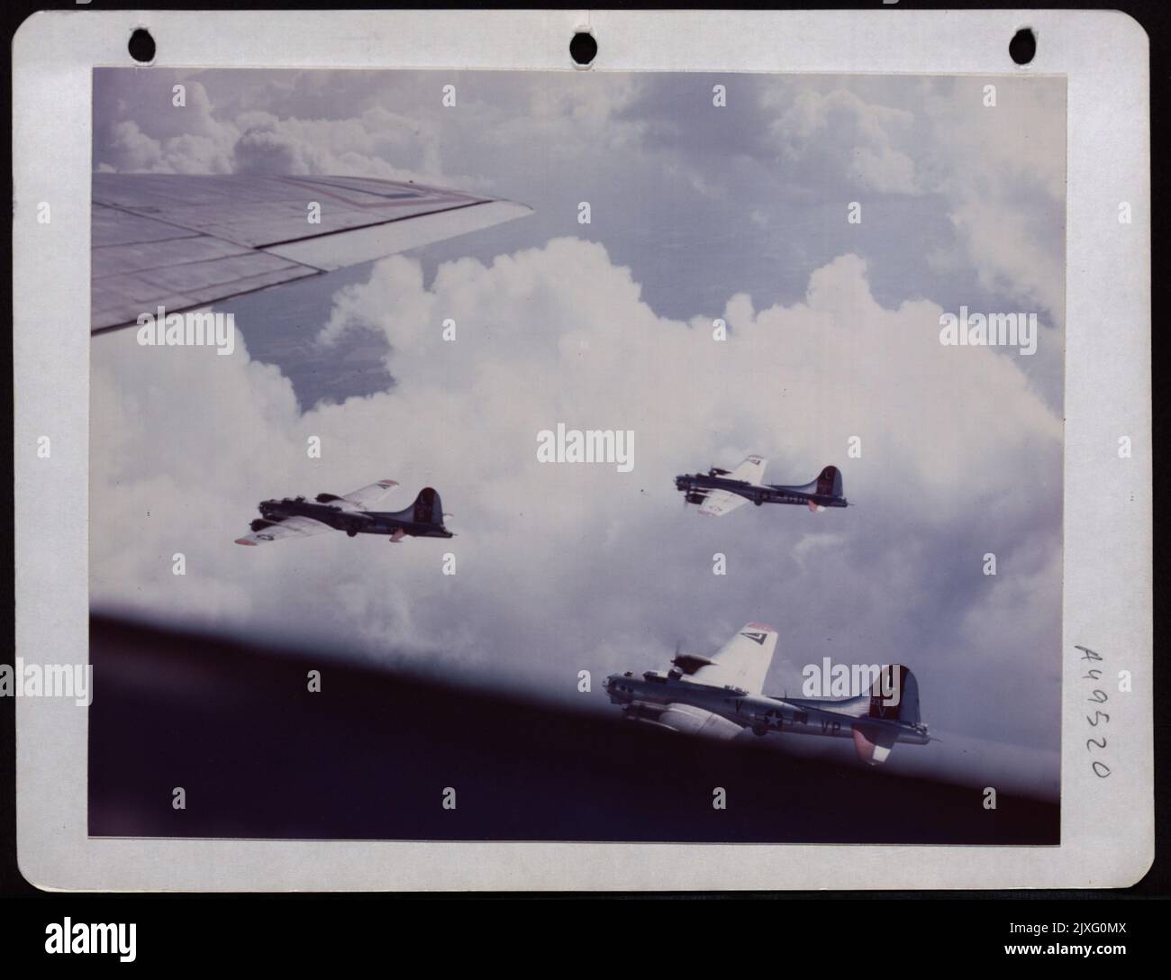 Boeing B-17S Of The 8Th Air Force In Practice Formation Over England ...