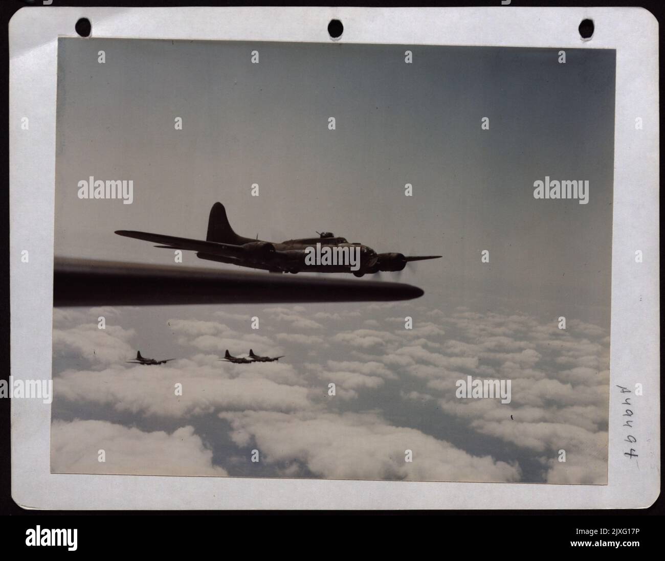 Boeing B-17 'Flying Fortresses' Of The 8Th Air Force On The Way To Bomb ...