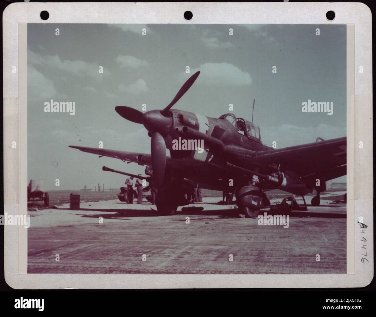 A German Ju-87 Stuka Equipped With 50 Mm Anti-Tank Guns In Examined By ...