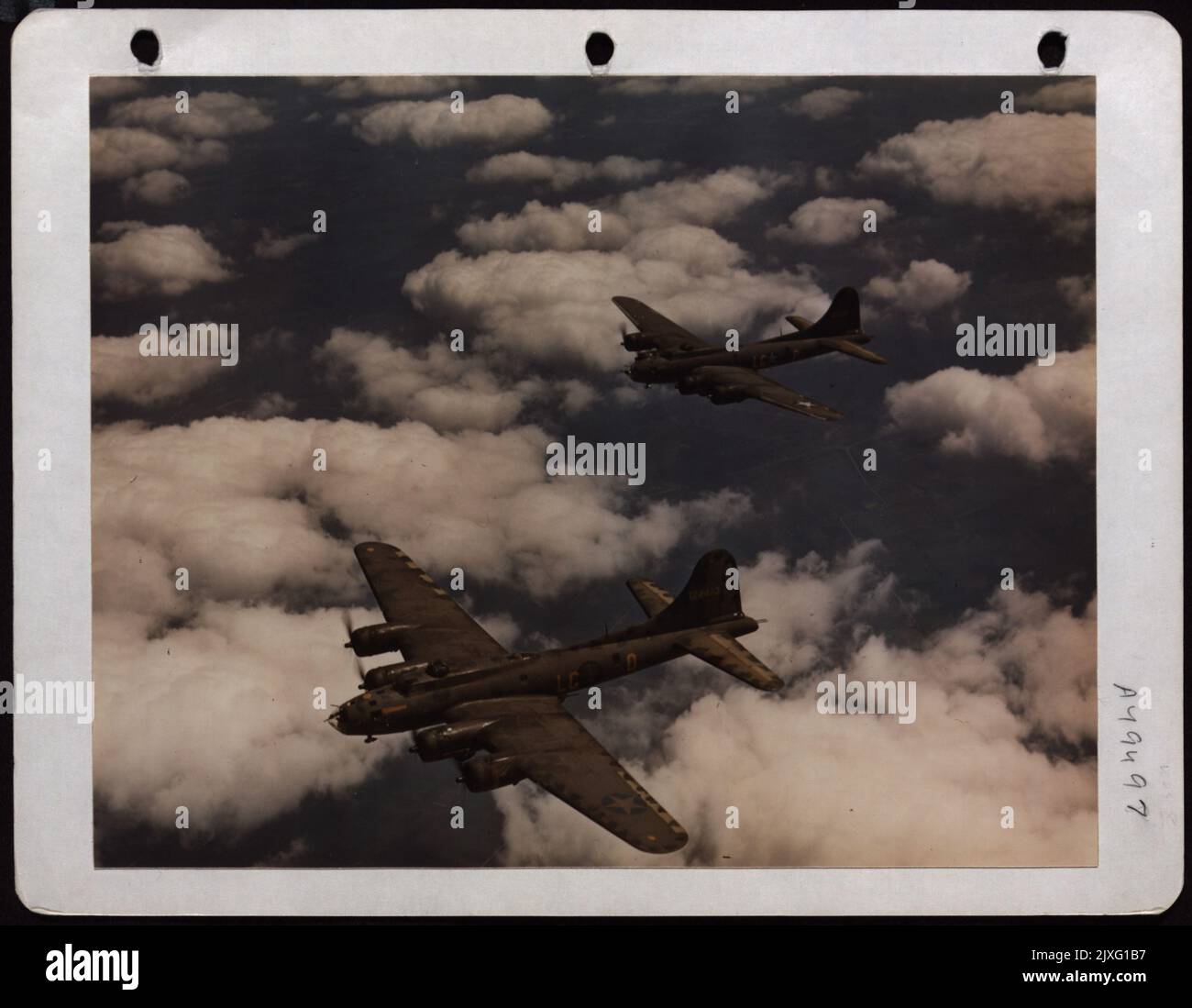 Boeing B-17 'Flying Fortresses' Of The 8Th Air Force En Route To Bomb ...