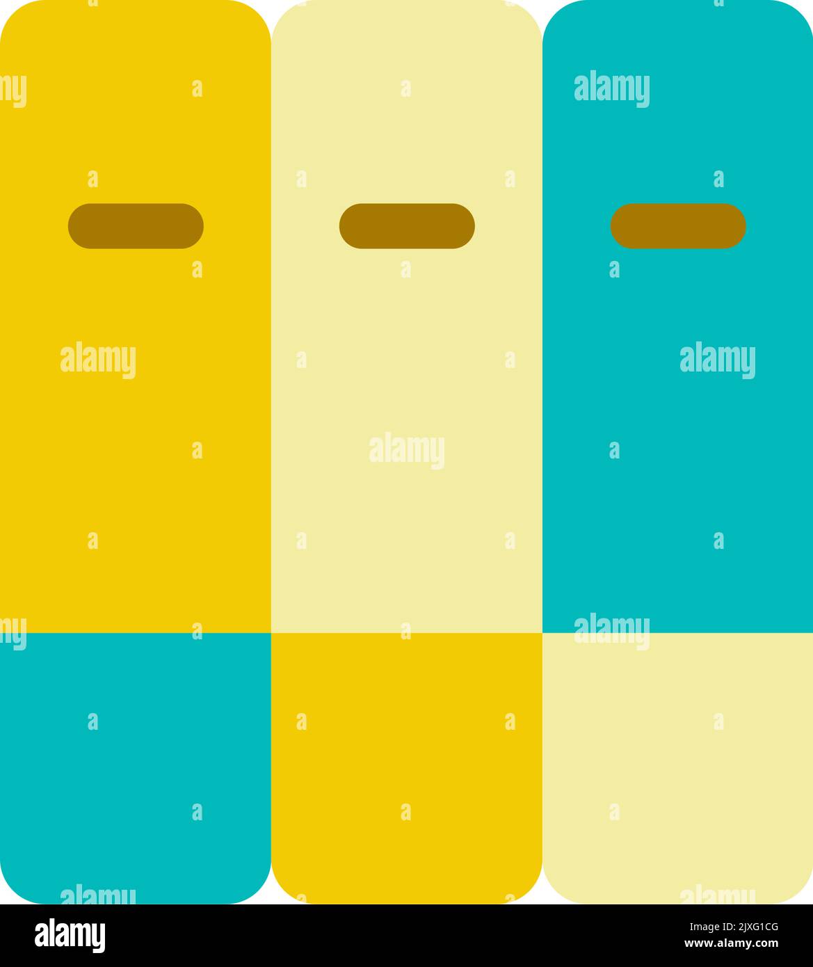 Organize bookshelf flat color ui icon Stock Vector Image & Art - Alamy