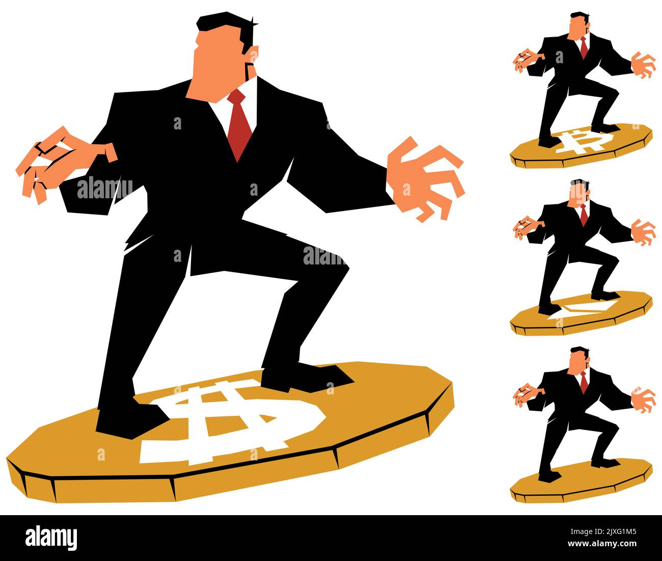 Man money ride in Stock Vector Images - Alamy