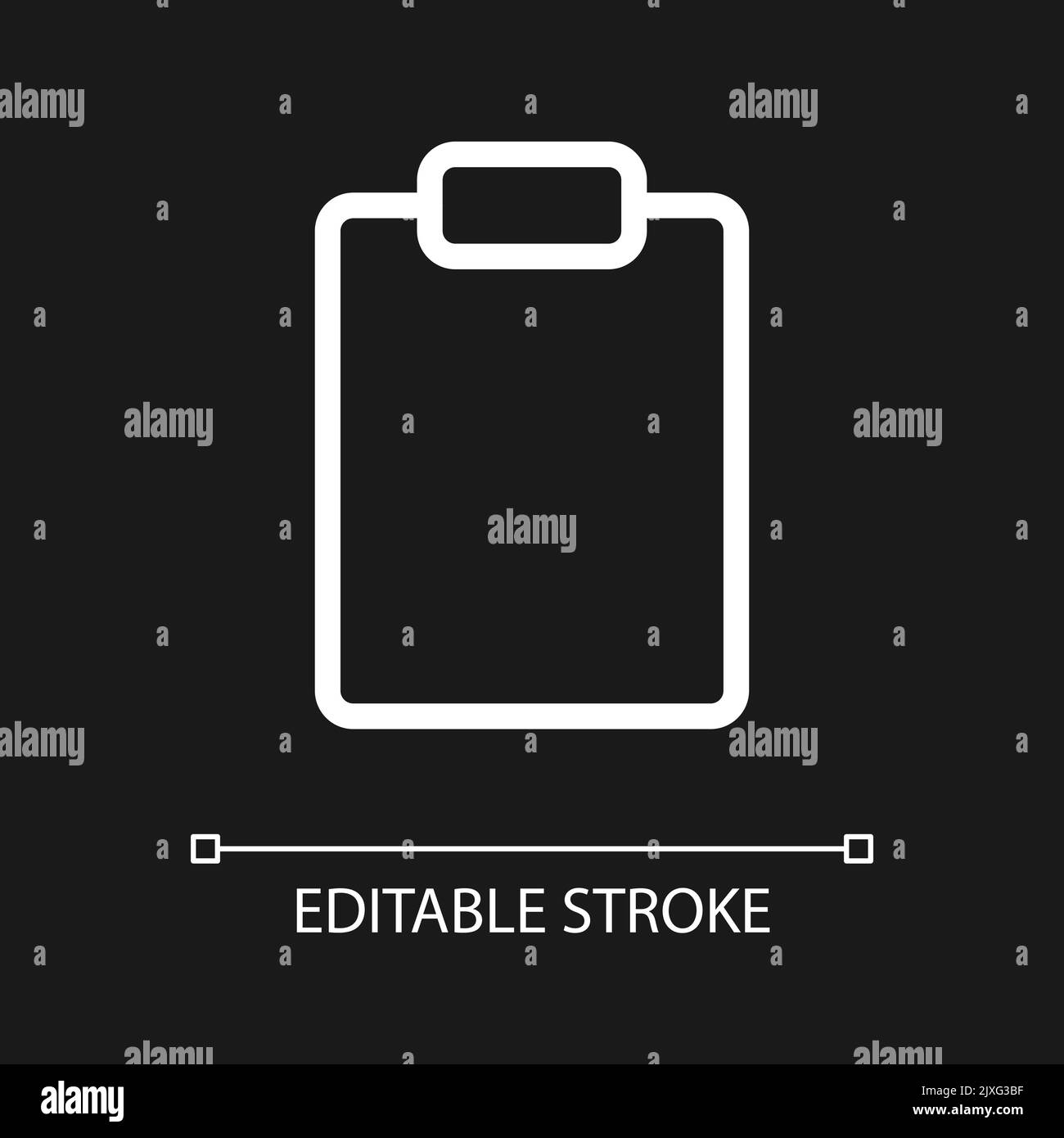 Blank tablet pixel perfect white linear ui icon for dark theme Stock Vector Image & Art - Alamy