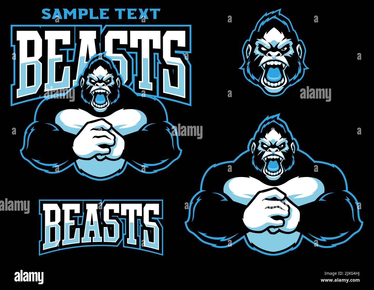 Team vegetarian Stock Vector Images - Alamy