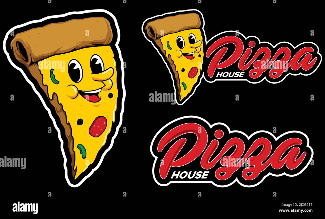 Pizza House Mascot Stock Vector Image & Art - Alamy