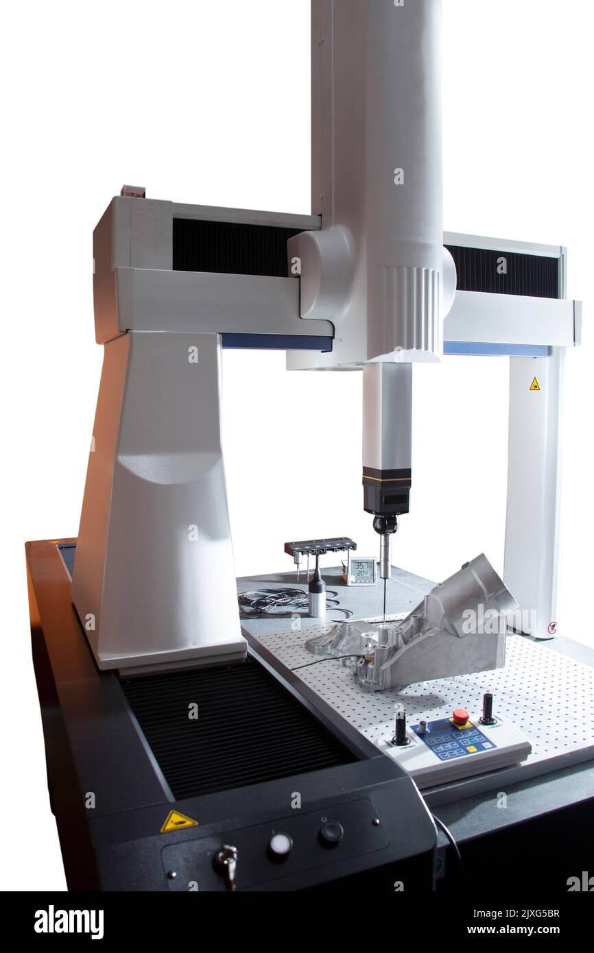 Precision Measuring Machine in Manufacturing Factory Stock Photo - Alamy