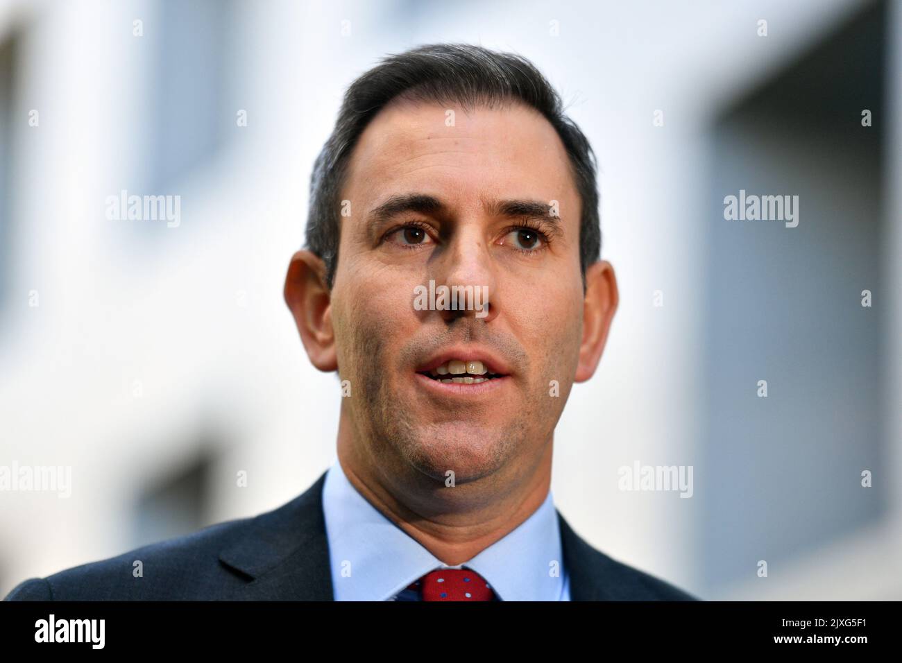 Shadow Minister for Finance Jim Chalmers at a press conference at ...