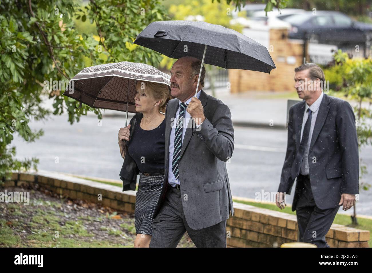 Former Rugby League and TV personality Wally Lewis and wife Jacqueline ...