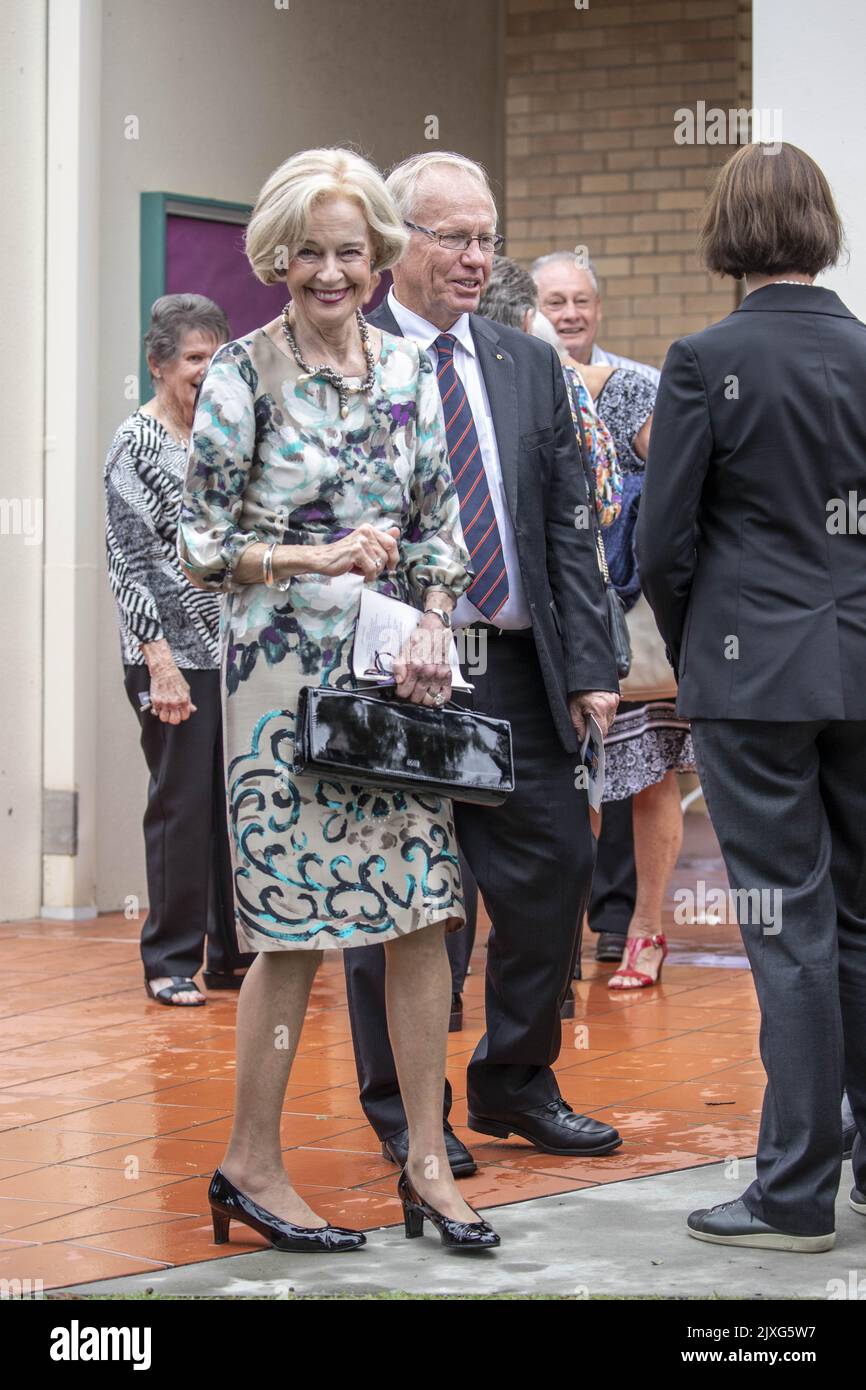 (L-R) Former Australian Governor-General Quentin Bryce alongside former ...