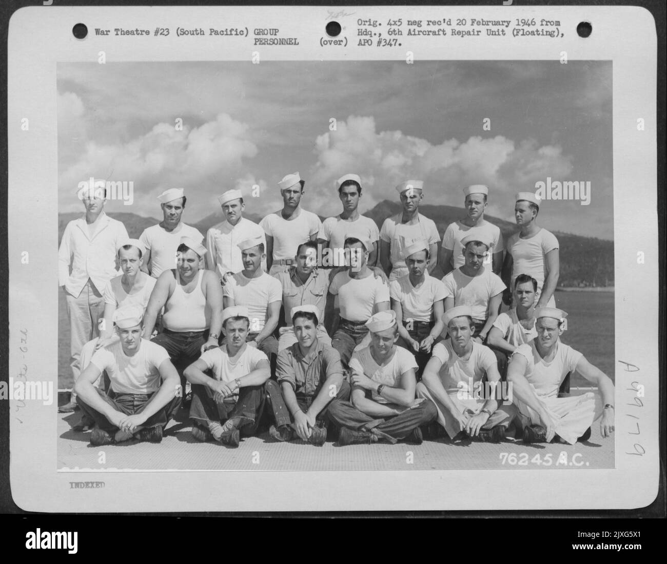 Cook And Laundry Personnel Of The 6Th Aircraft Repair Unit (Floating ...