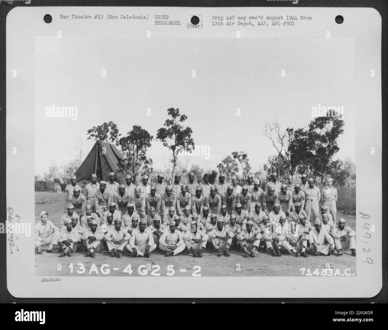 Personnel Of The 1943Rd Quartermaster, In The Tontouta, New Caledonia ...
