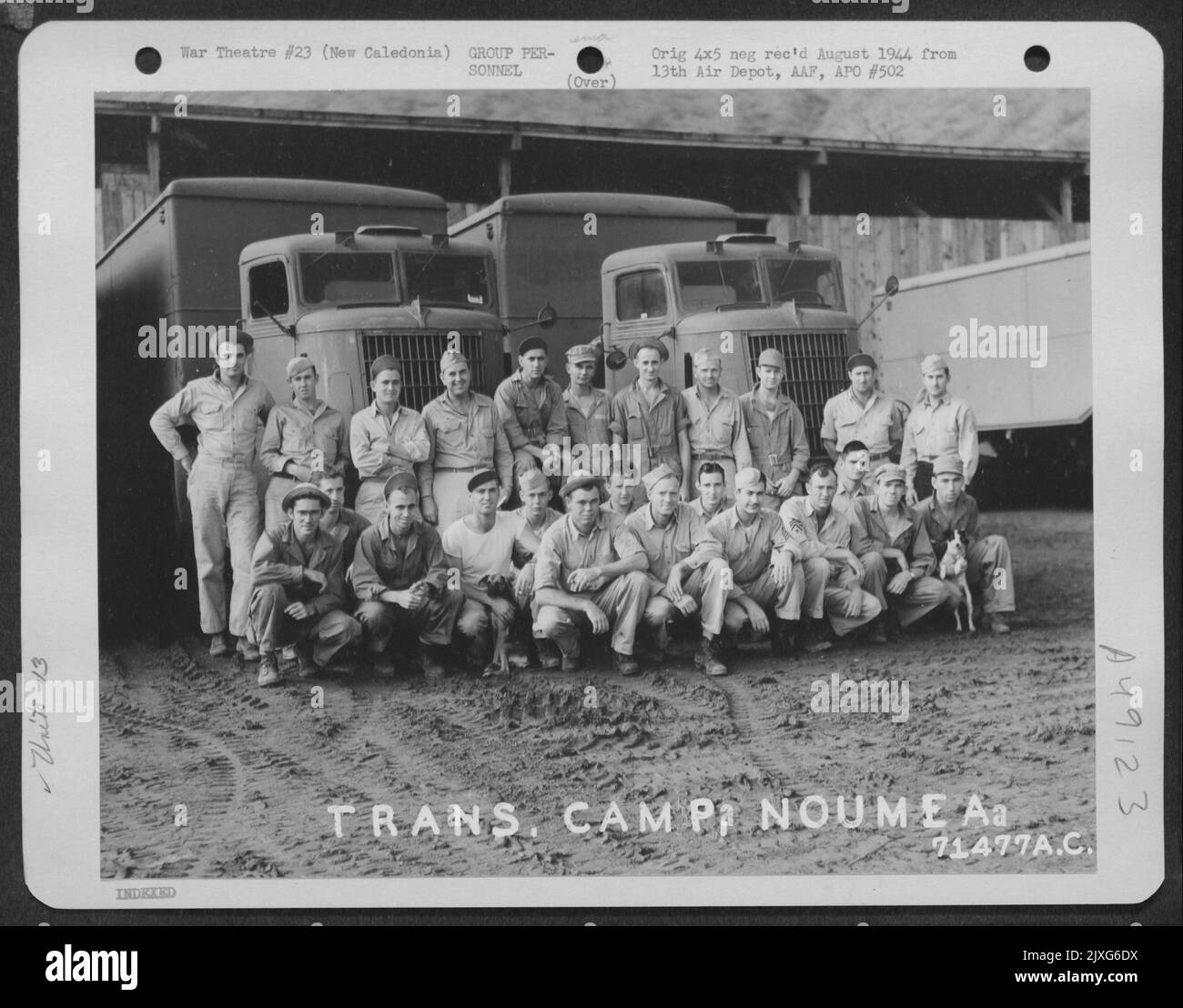 Personnel, Of The 13Th Air Depot Transient Camp Based On Noumea, New ...
