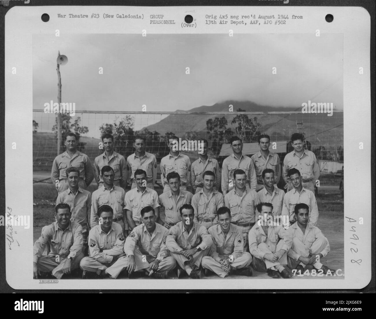 Personnel, Of The 413Th Quartermaster, Pose For The Photographer At The ...