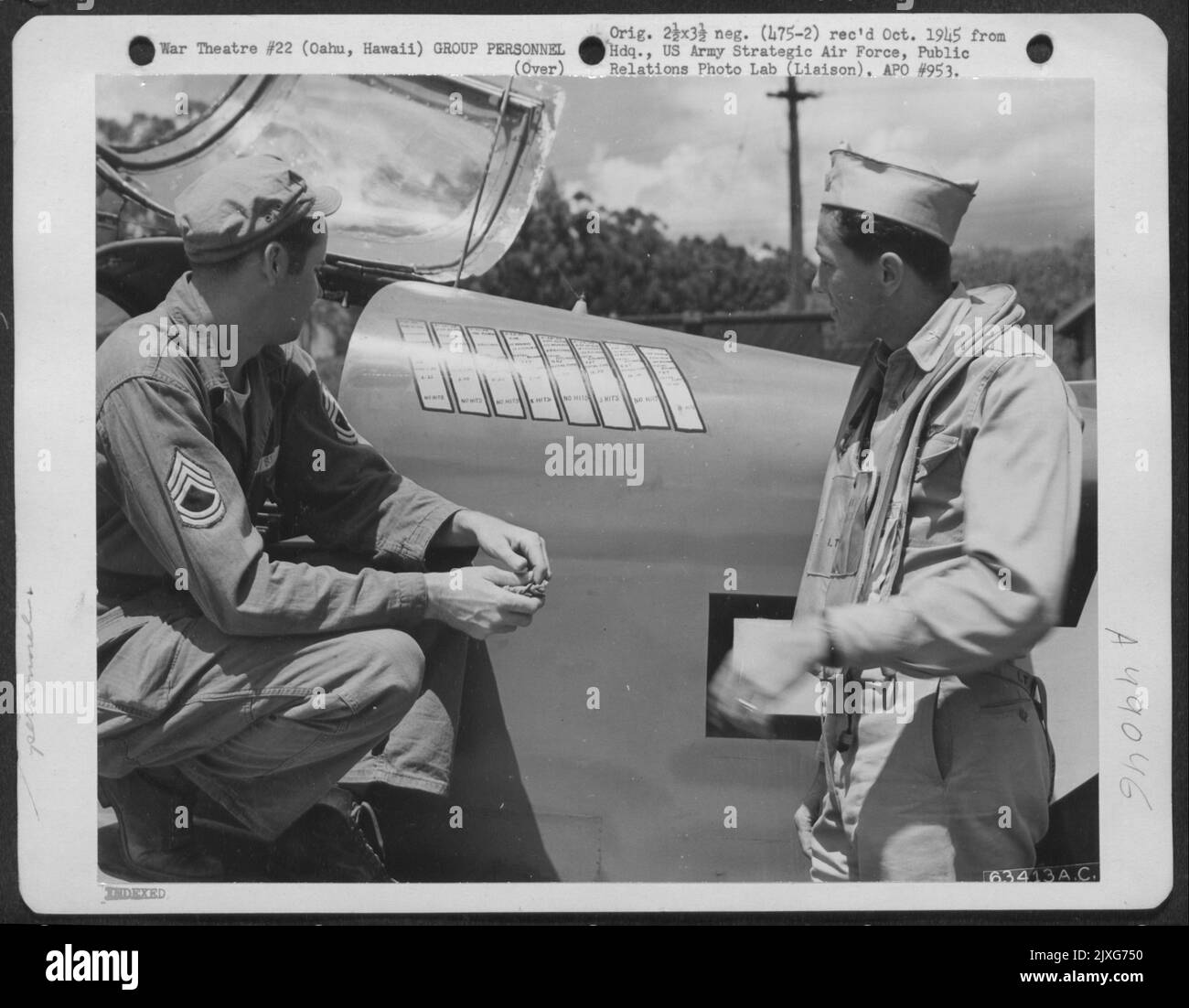 T/Sgt. Cletus Johnson Of 66 East Hubbard Ave., Columbus, Ohio And Capt ...