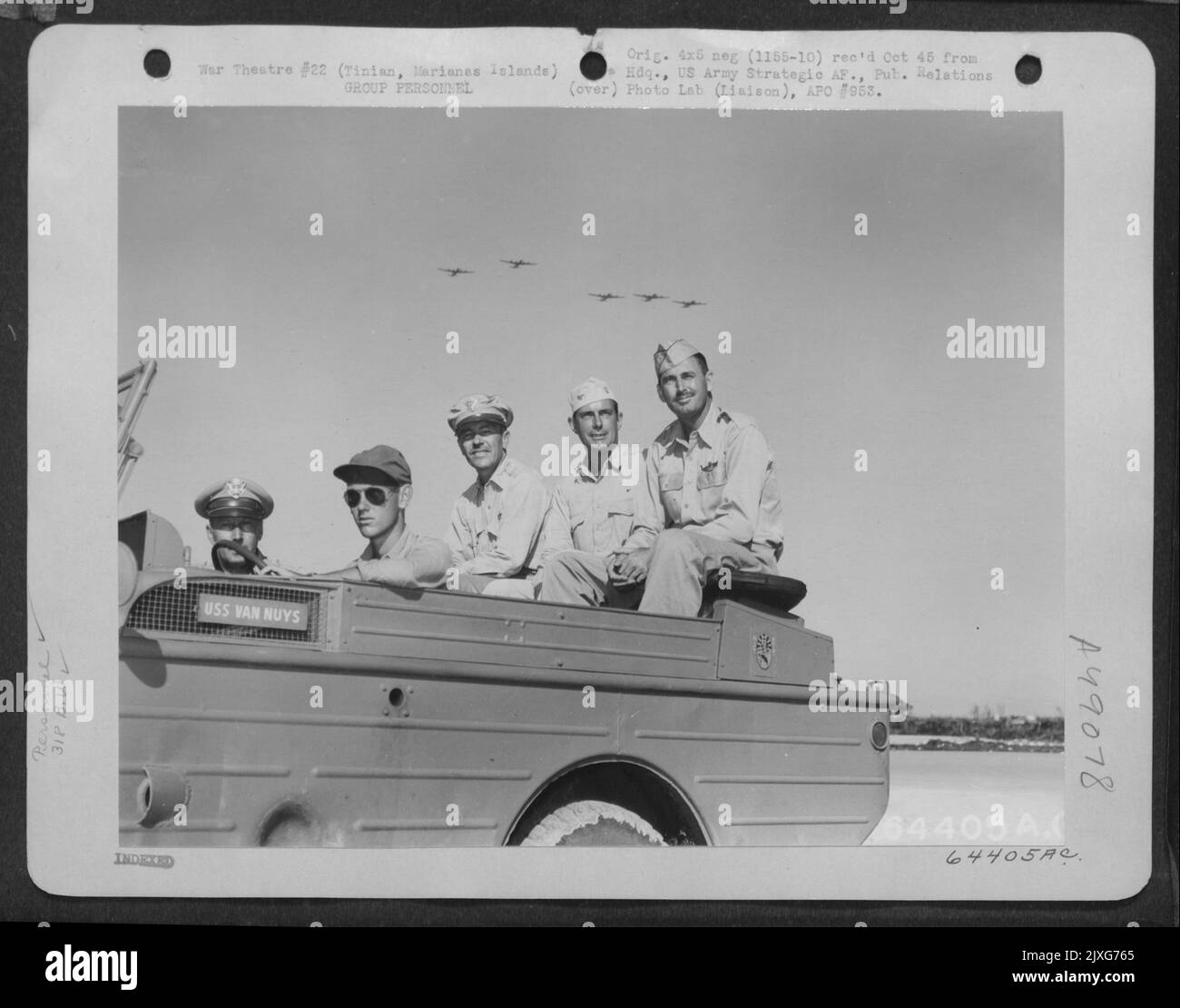 Men Seated In A Duck, Left To Right: Brig. General Frederick Van H ...
