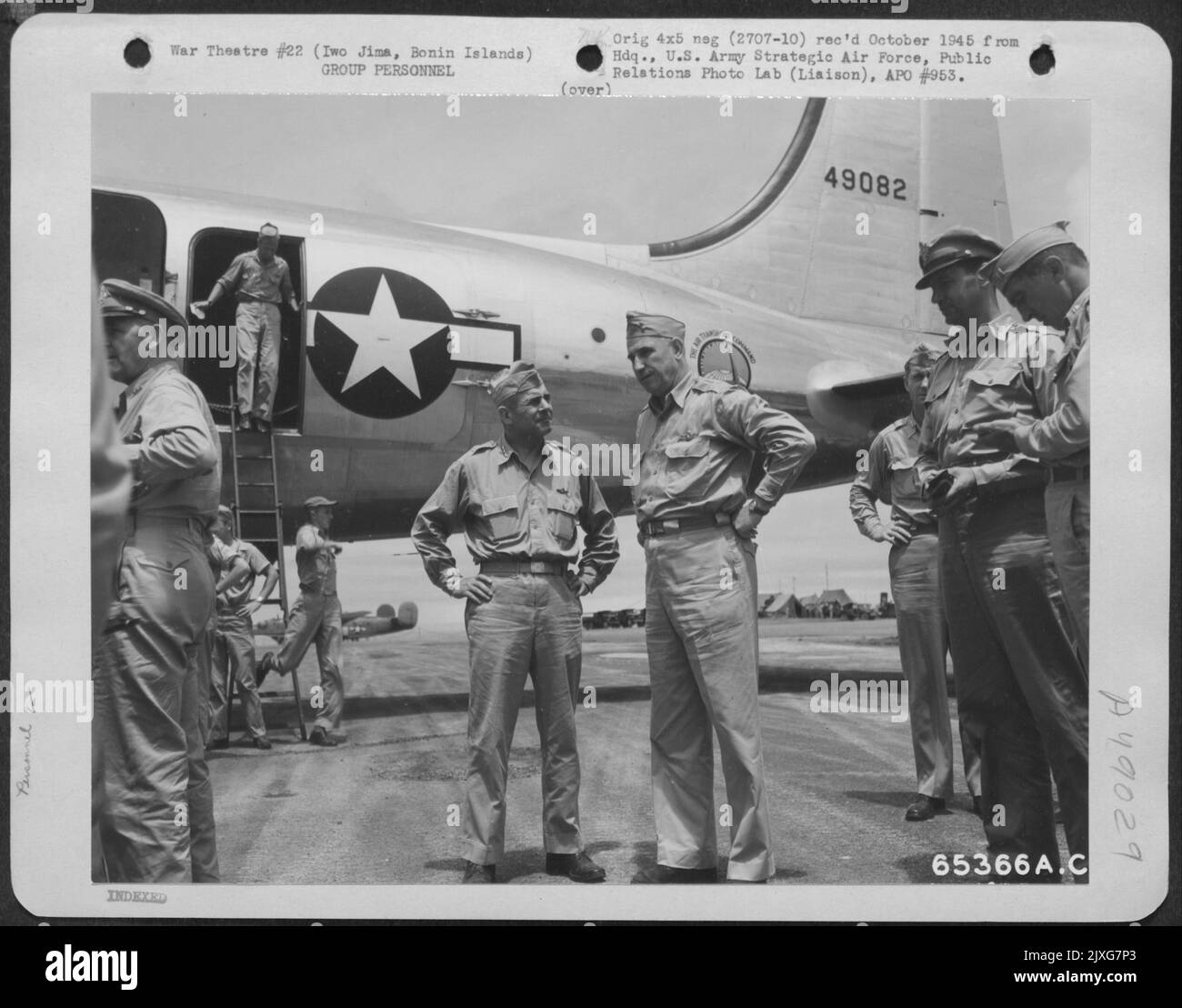 Lt. General James Doolittle Talks With Major General James E. Chaney ...