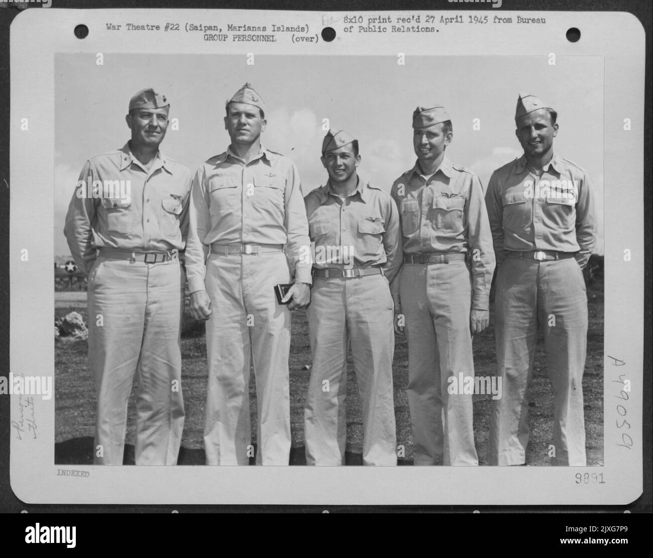 Brig. General Thomas J. Cushman, Usmc, Commanding General Of The Saipan ...