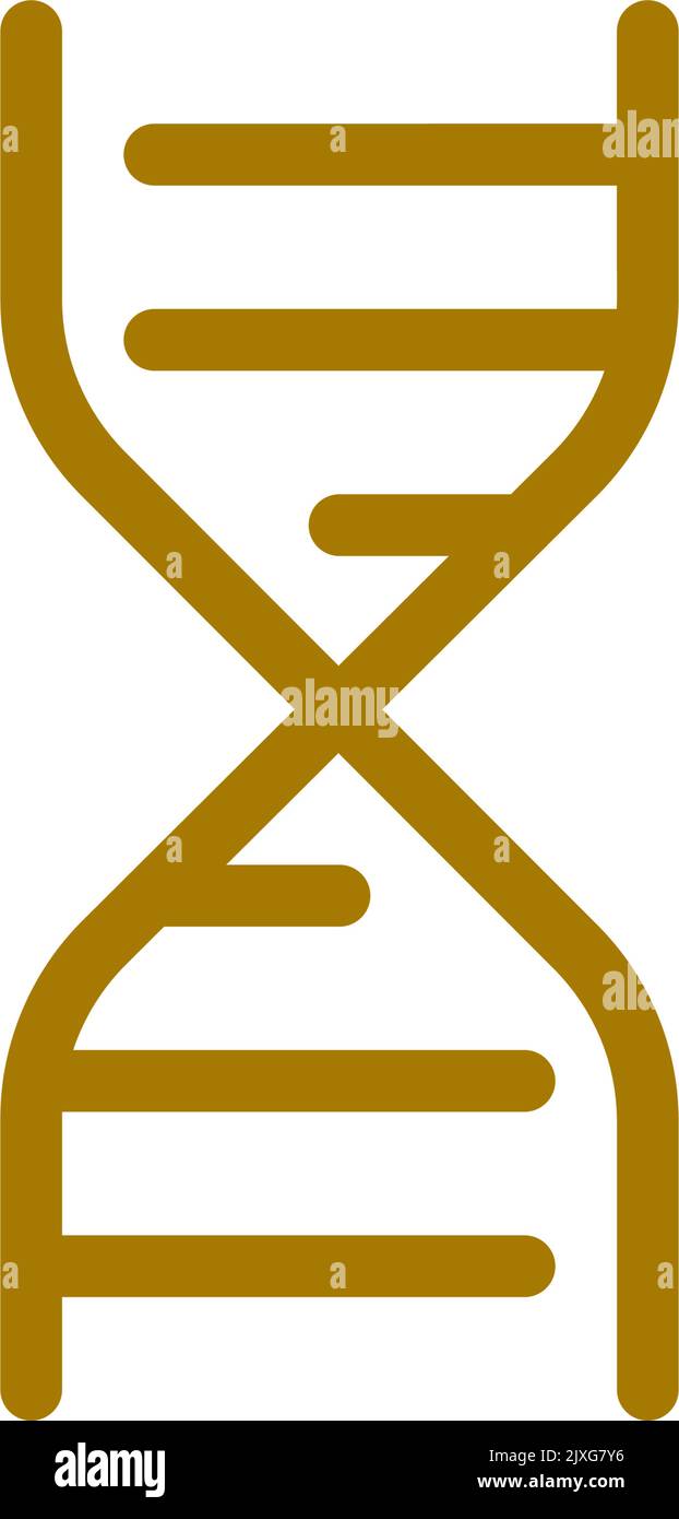 DNA structure flat color ui icon Stock Vector Image & Art - Alamy