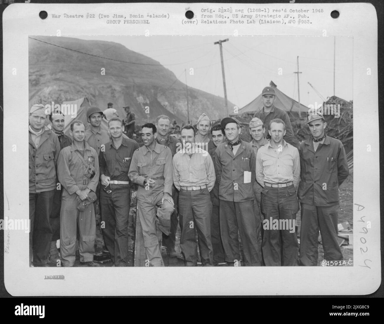 Brig. General Ernest Moore And Staff Officers Of The 7Th Fighter ...