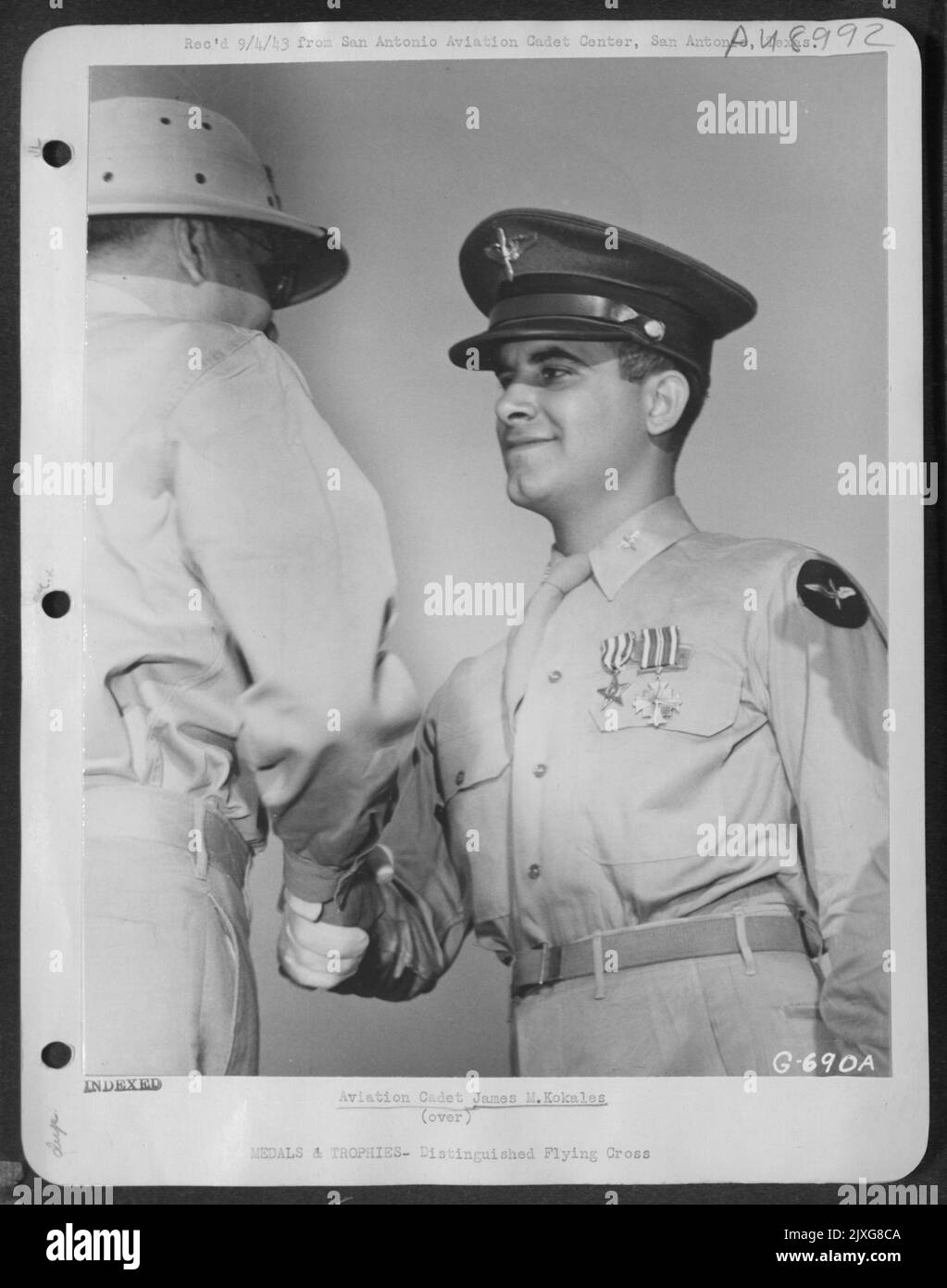 Aviation Cadet James M. Kokales - A Veteran Of 61 Combat Missions In ...