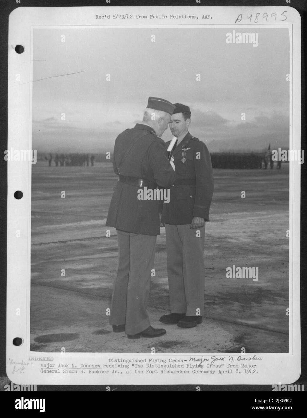 Distinguished Flying Cross - Major Jack N. Donohew [:] Major Jack N ...