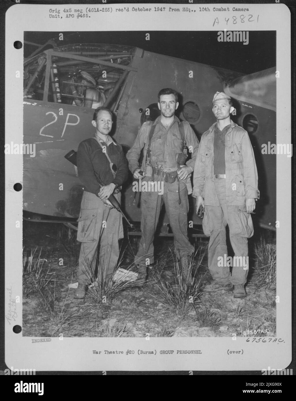 Colonel John R. Alison (Left) Poses With An Unidentified British ...