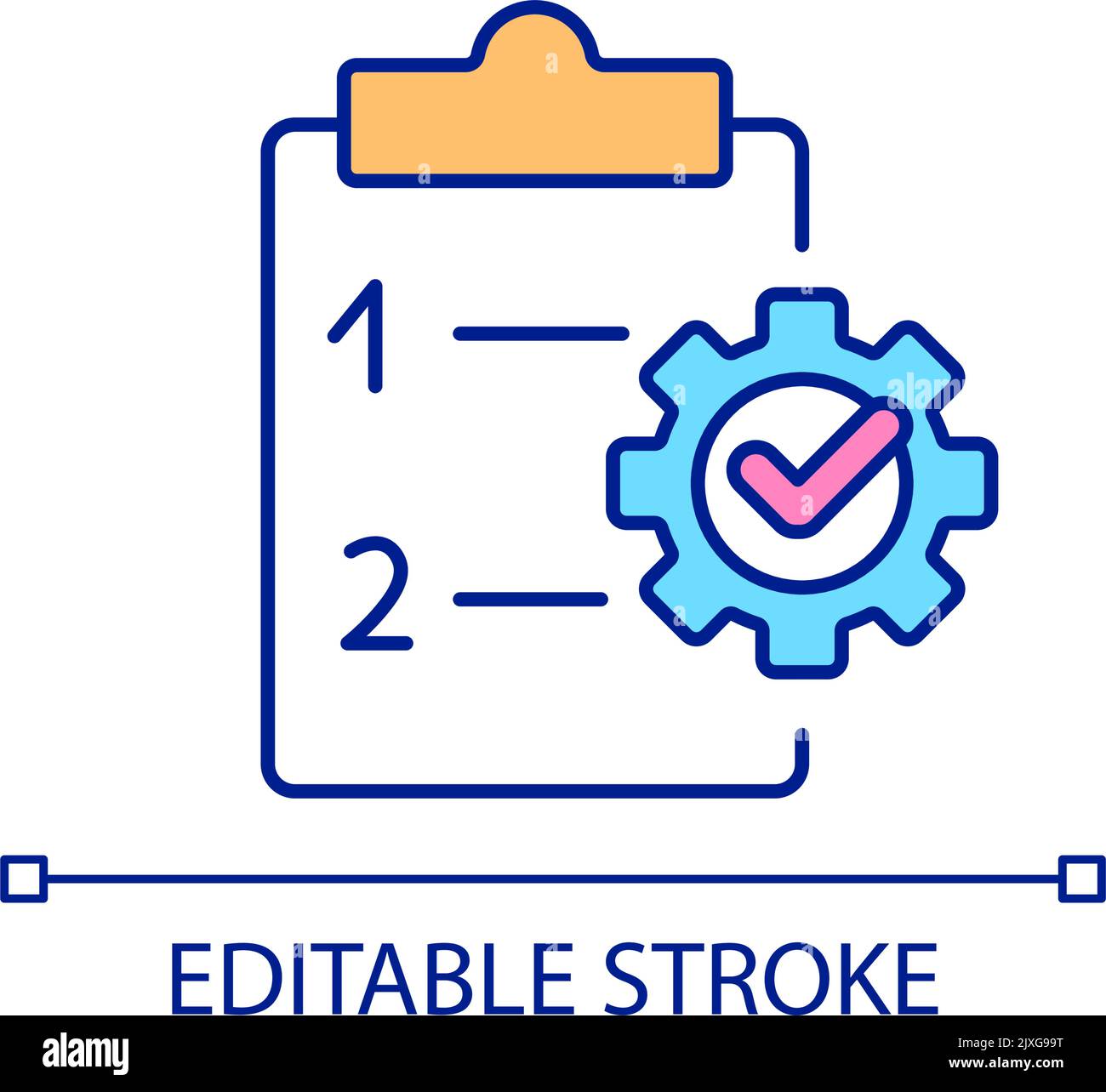 Complete business plan RGB color icon Stock Vector Image & Art - Alamy