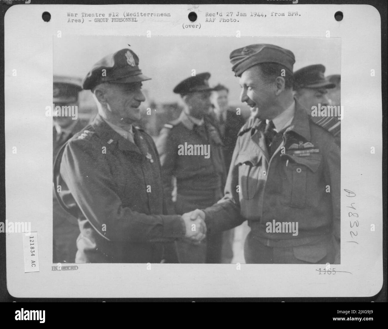 Air Chiefs' Au Revoir. --- Lt. Gen. Carl Spaatz, Left, Named As ...