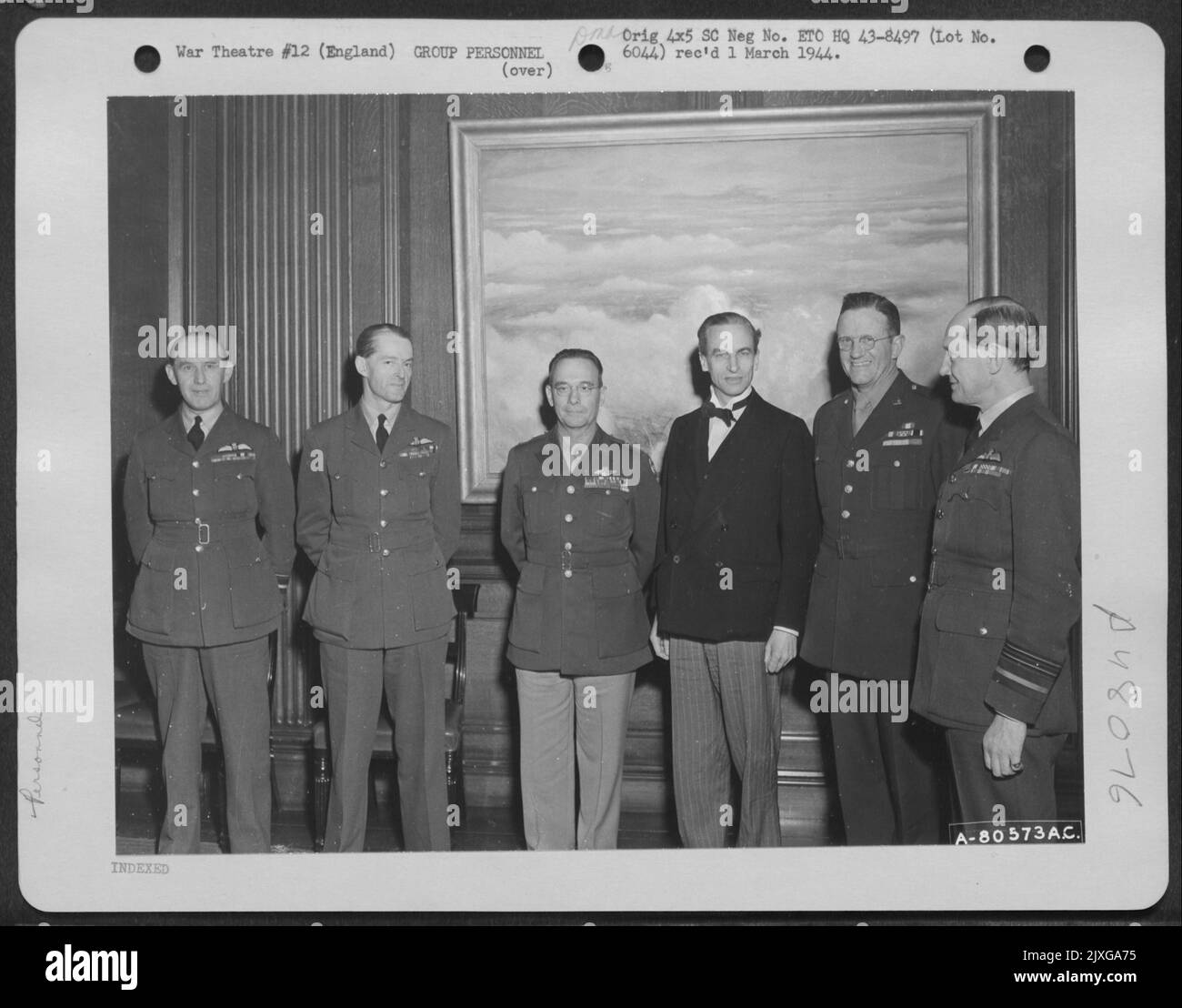 Major General Lewis H. Brereton Gathers With Dignitaries After Being ...