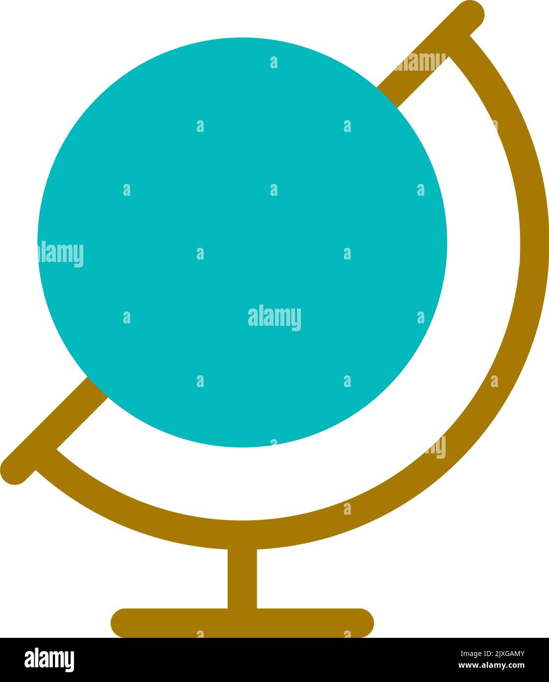 Earth ball globe flat color ui icon Stock Vector Image & Art - Alamy