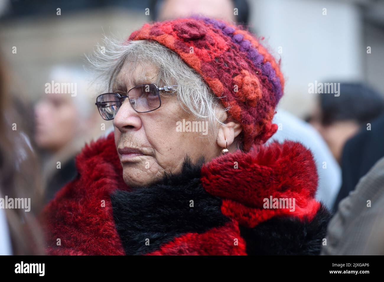 Gunnai and Gunitjmara woman Beryl Booth with Aboriginal elders on the ...