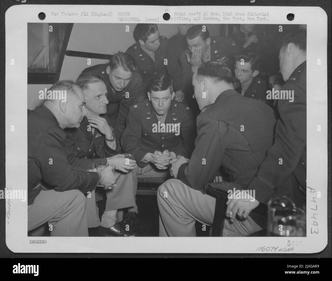 Left To Right: Lt. Gen. James Doolittle And Lt. Gen. Carl Spaatz In An ...