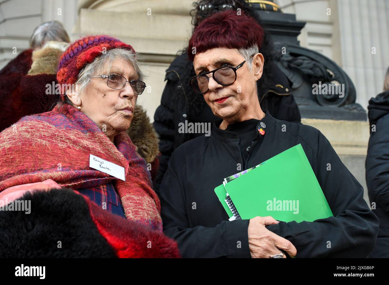 Gunnai and Gunitjmara woman Beryl Booth (left) with Carolyn Briggs ...