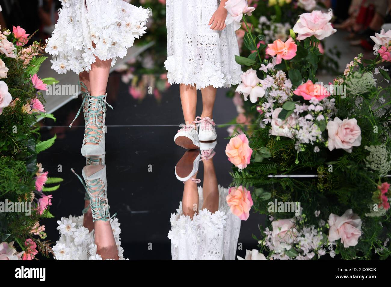 Models wear creations by We Are Kindred during the Mercedes-Benz ...