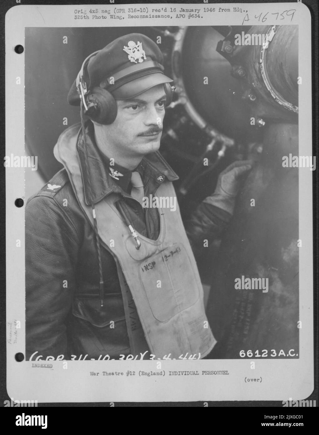 Colonel Harry P. Leber, Commanding Officer Of The 381St Bomb Group At ...