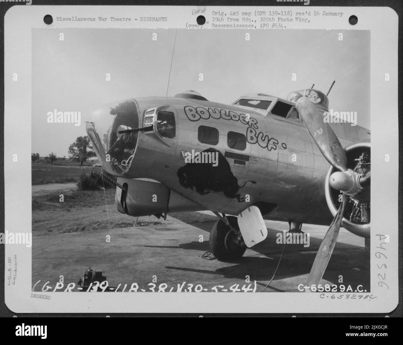 The Boeing B-17 "Flying Fortress", "Boulder Buf" Of The 381St Bomb ...