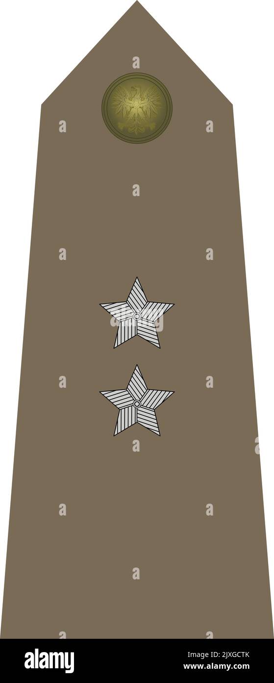 Shoulder pad NATO officer mark for the PODPORUCZNIK (SUB-LIEUTENANT ...