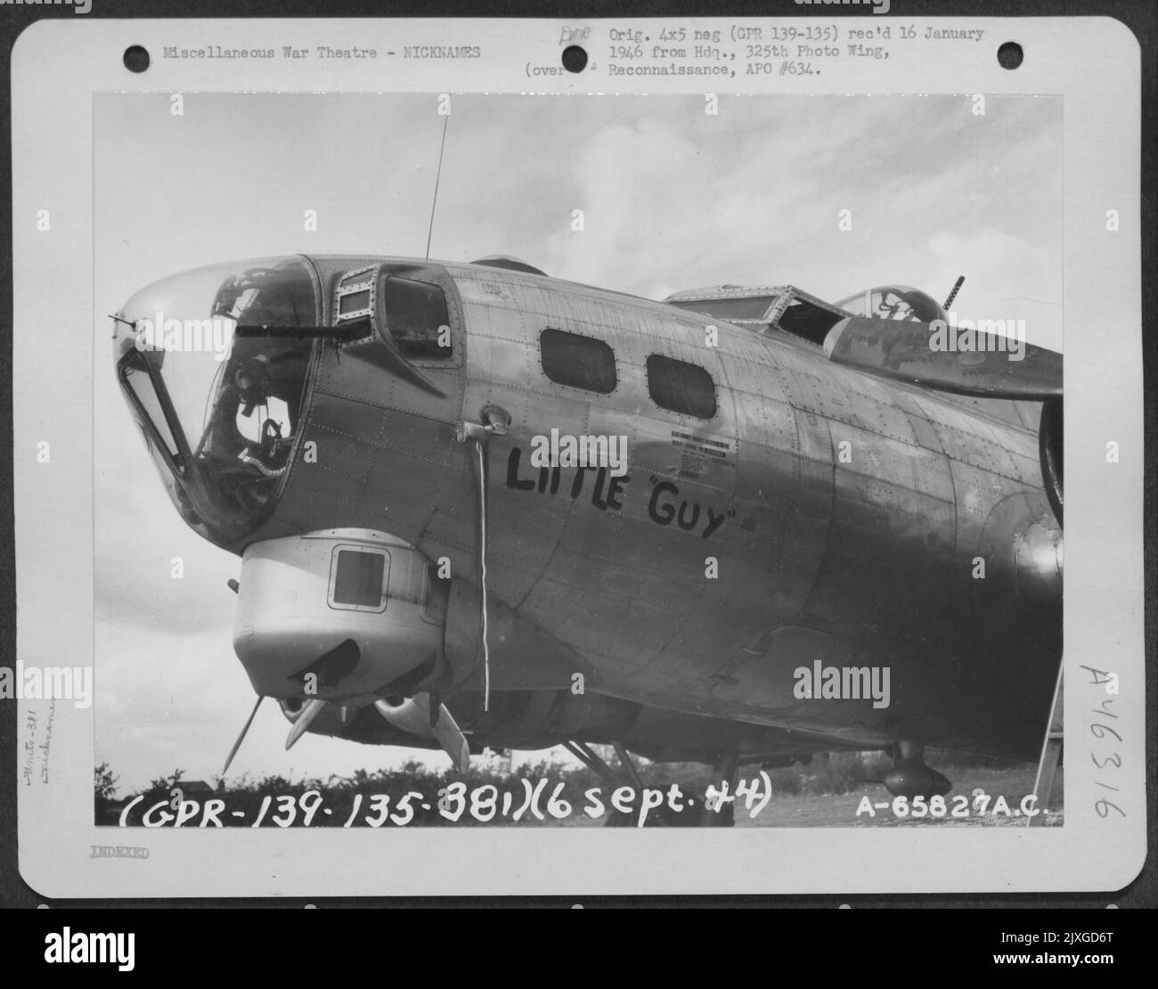 The Boeing B-17 "Flying Fortress" 'Little Guy' Of The 381St Bomb Group ...